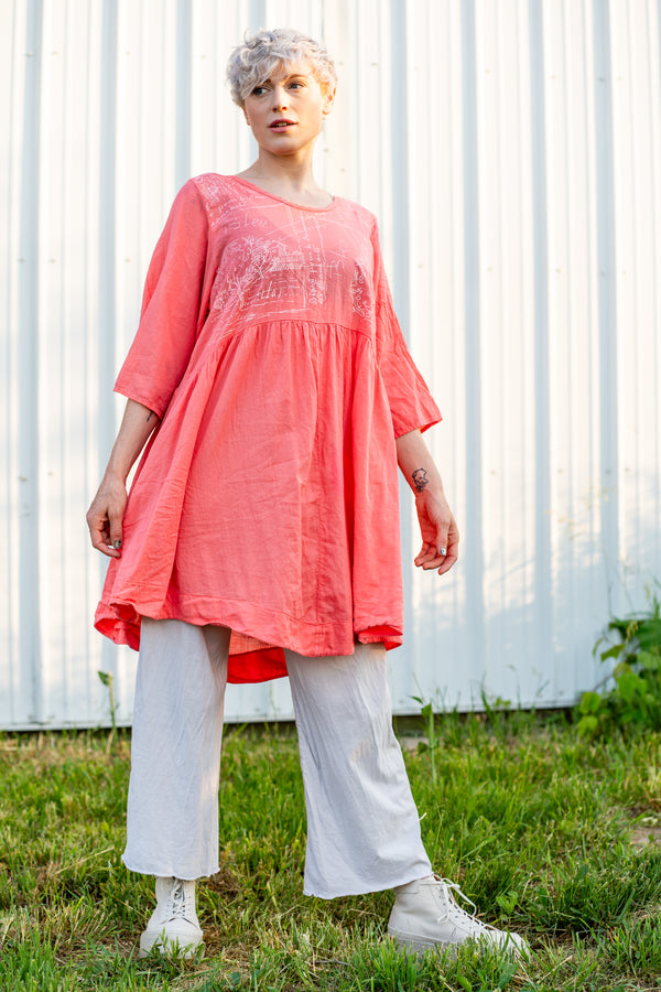 2259 Terrarium Tunic Geranium-P - Blue Fish Clothing