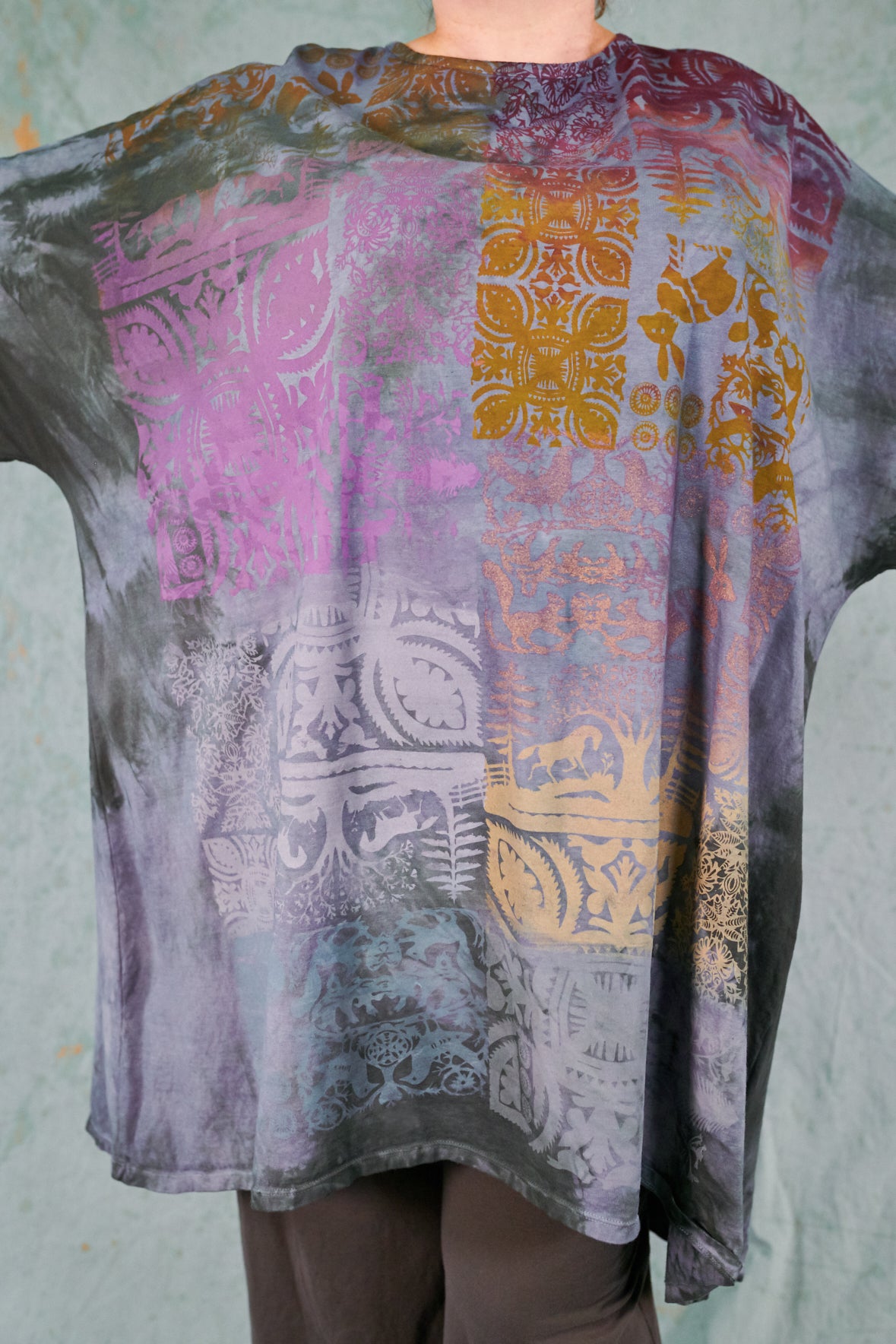 1255HD Kitchen Art Tunic- Shade Forest-P - Blue Fish Clothing