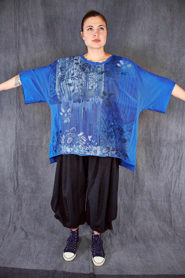 1568 Essential Tee Delft Blue-P - Blue Fish Clothing