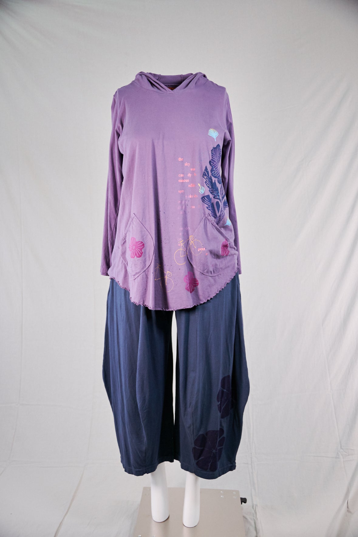 1573 Free Spirit Hoodie-Violette-P - Blue Fish Clothing