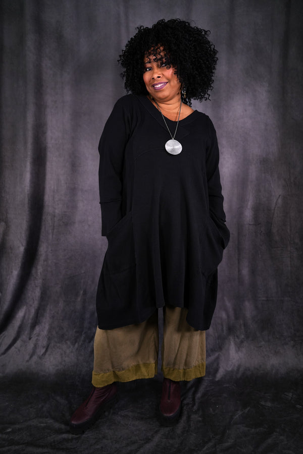 2133 Thermal Urchin Dress Raven - Blue Fish Clothing