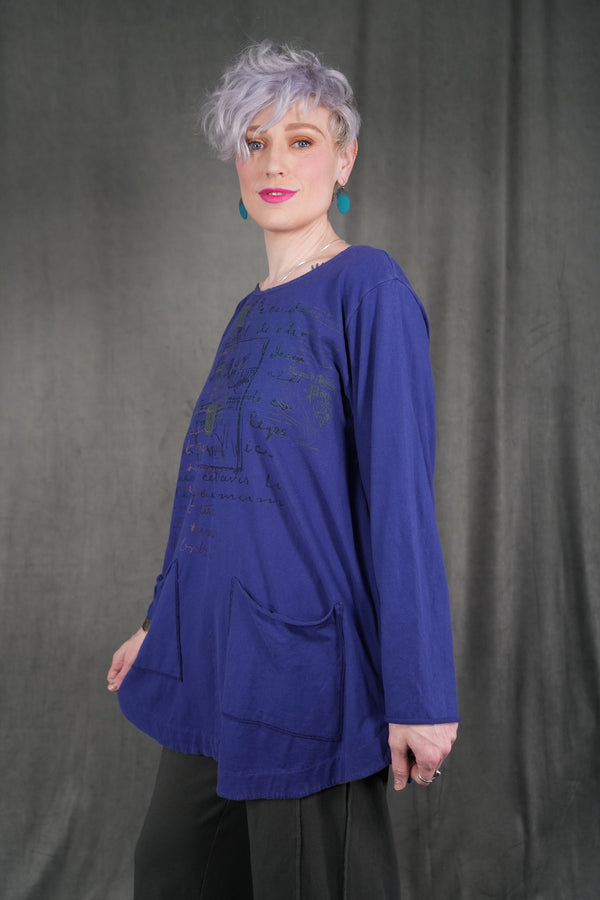 2167 Artist Pocket Top Nova-P - Blue Fish Clothing