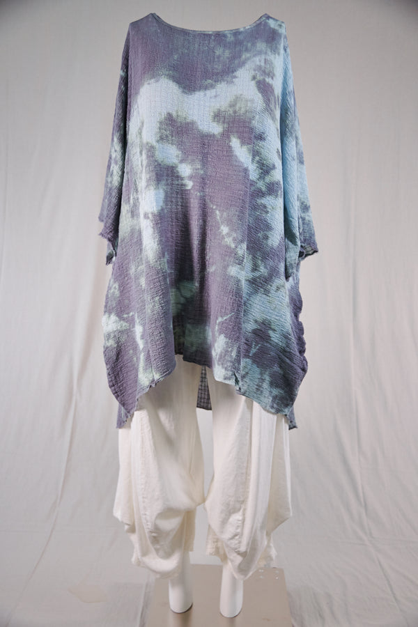 2282 Long Ana Tunic-Storm - Blue Fish Clothing
