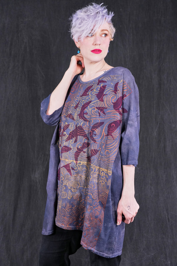 2358HD Tournesol Tunic Storm-P - Blue Fish Clothing