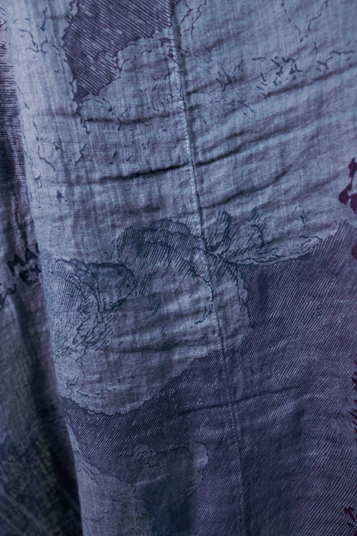 5292 Cyanotype Linen Duster-Century Blue Magic Follows - Blue Fish Clothing