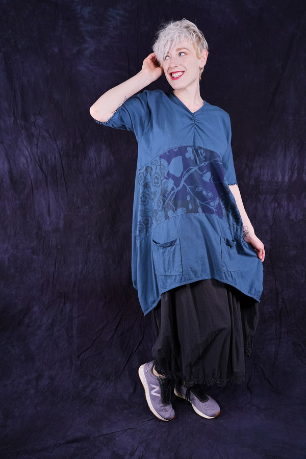 7253 Perfect Day Tunic Echo Blue-P - Blue Fish Clothing