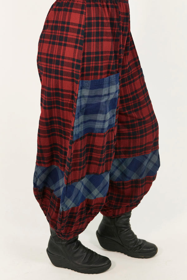 3209- Isla Cabin Blue Four Square Pant - Blue Fish Clothing