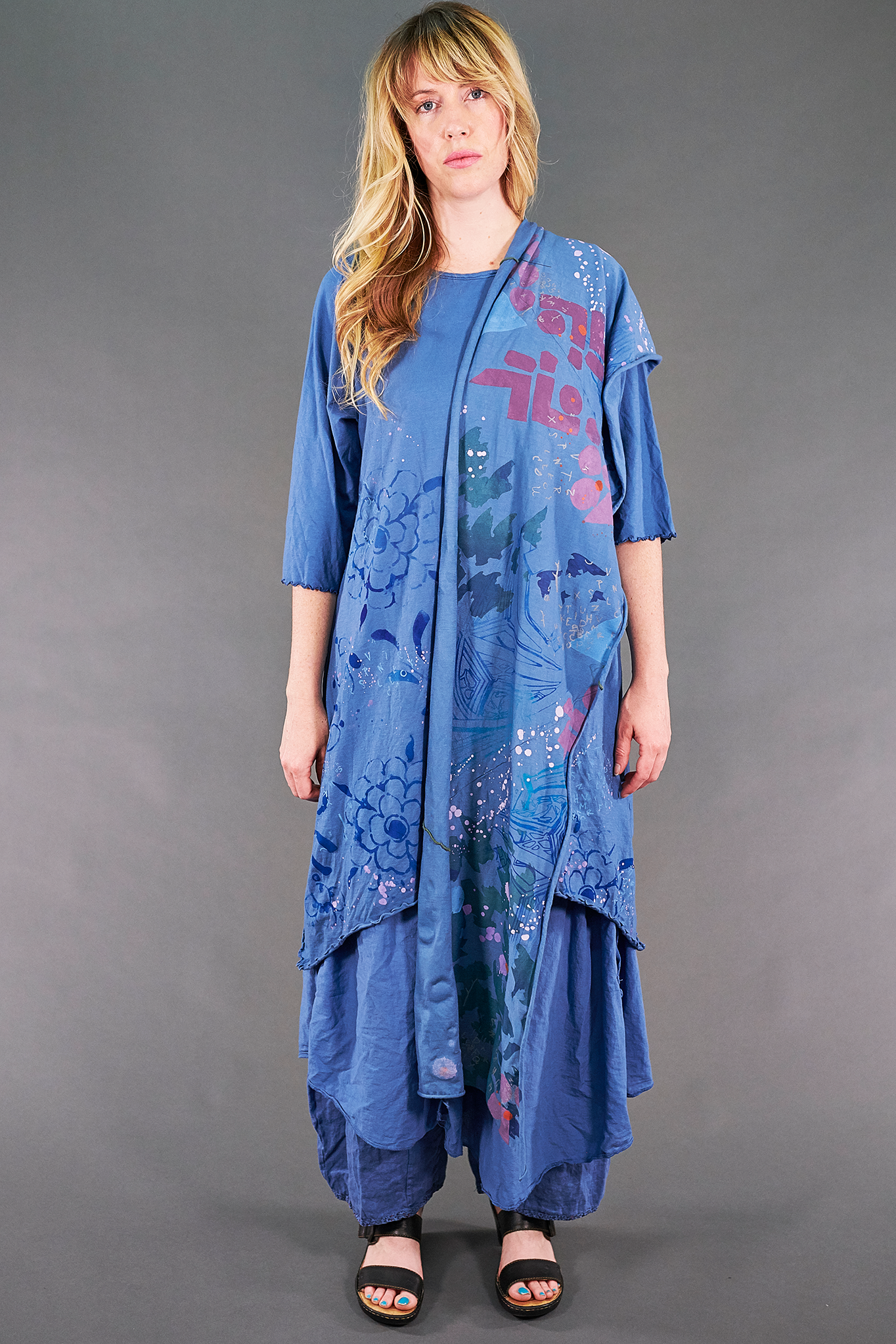 8143 Scarf Delft-Calming Waters - Blue Fish Clothing