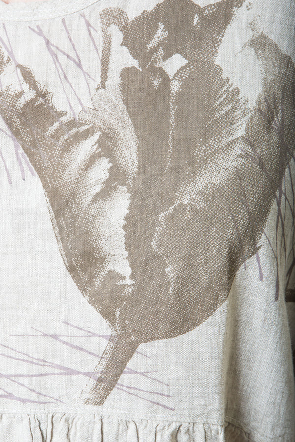 Hand Printed Giant Tulip - Blue Fish Clothing