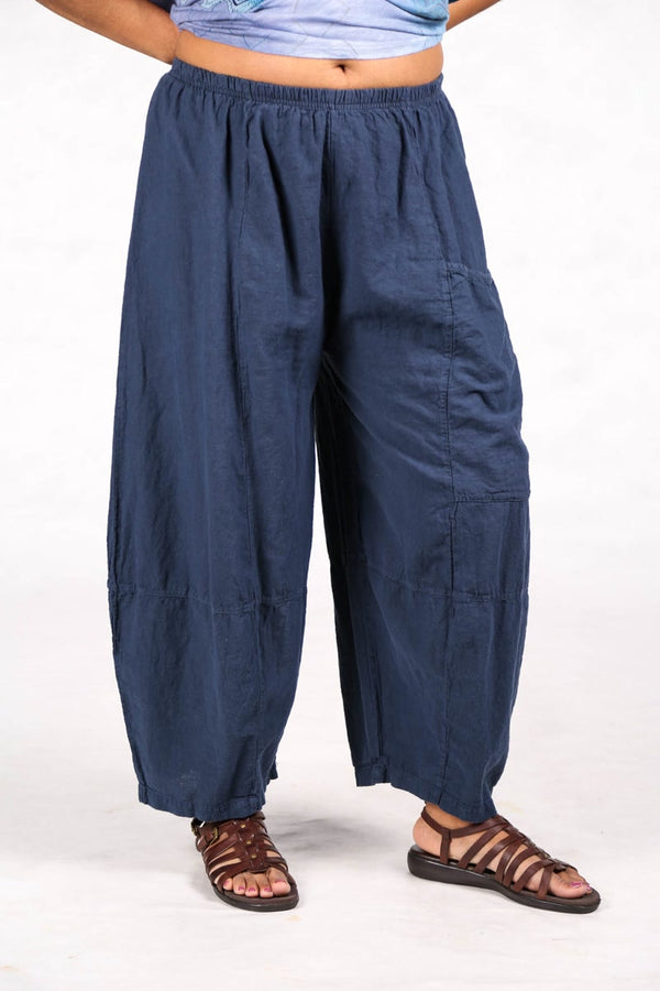 3289 Four Square Pant Indigo Unprinted - Blue Fish Clothing